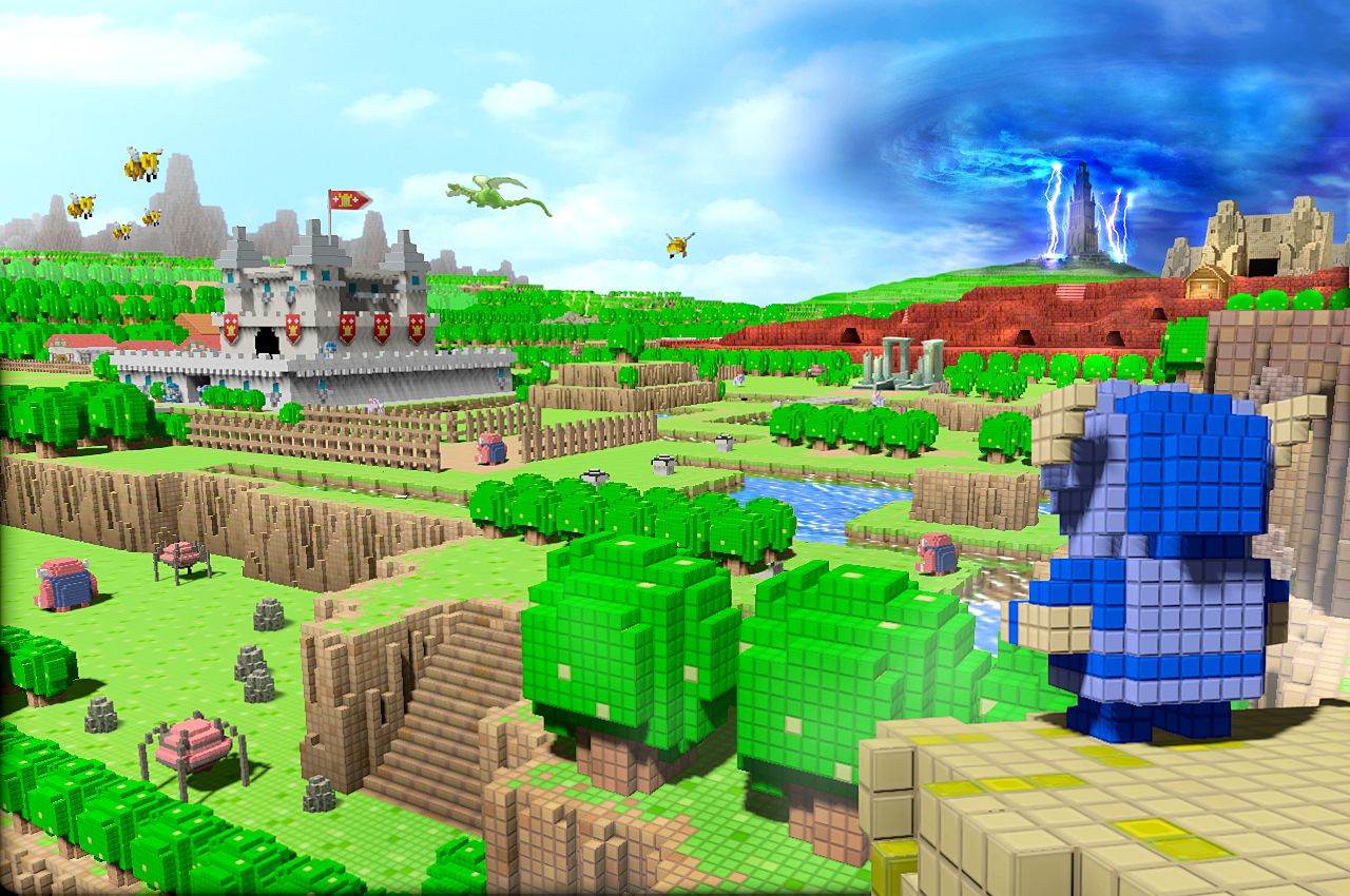 3D Dot Game Heroes Review 3D Dot Game Heroes Review