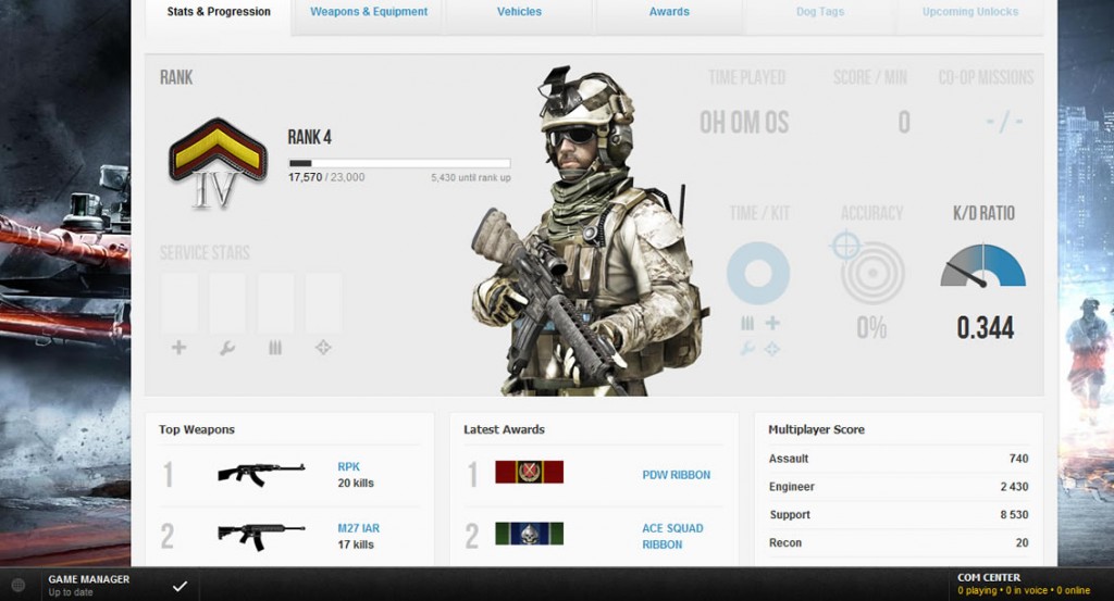 Battlefield 3- New Battlelog screenshot blowout