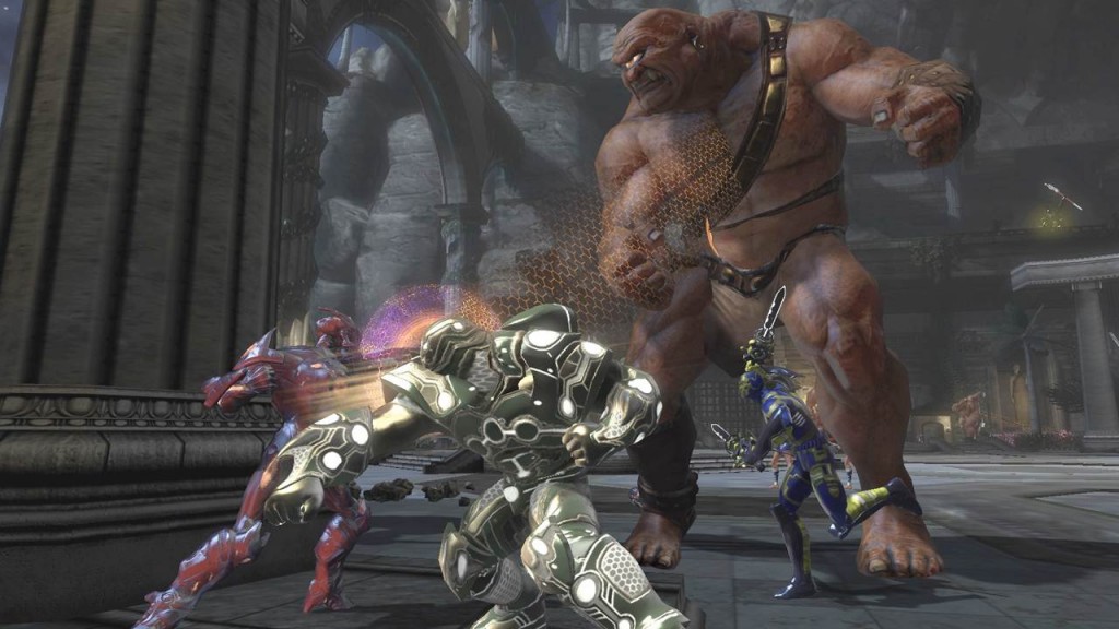 DC Universe Online: Seven combative launch screens