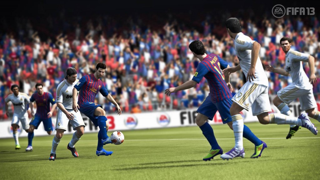 FIFA 13 gameplay screens