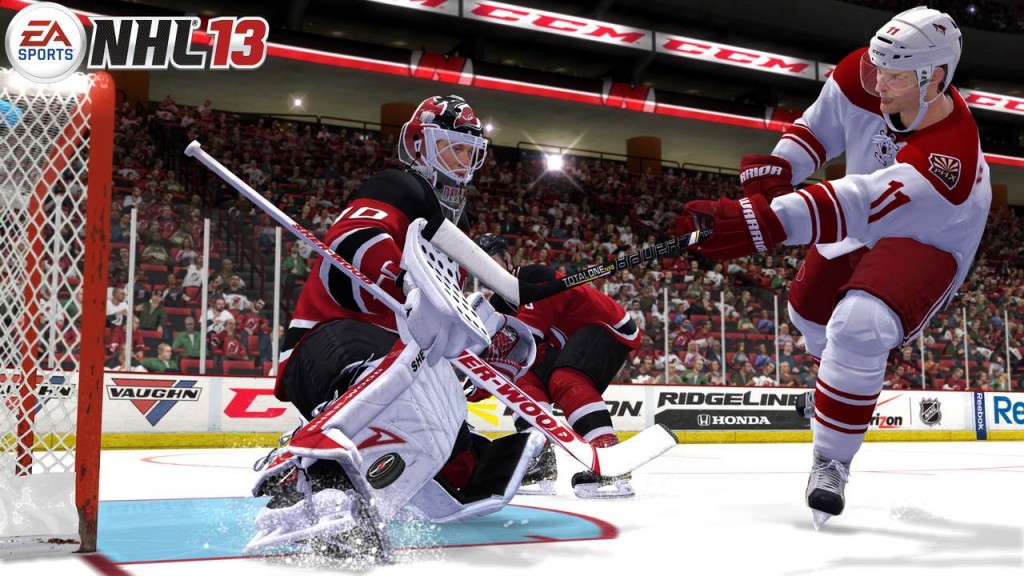 NHL 13: Goalie screens