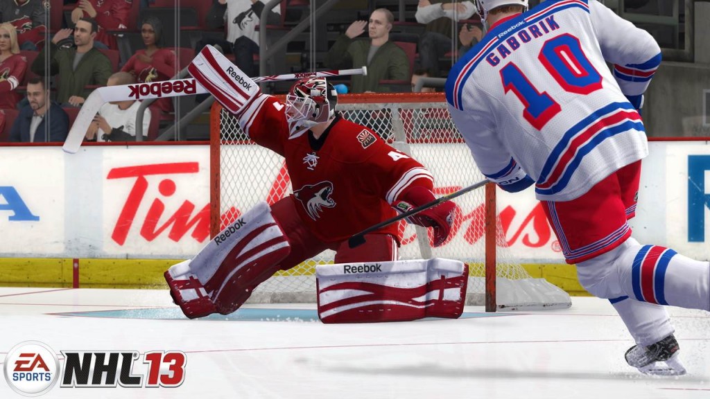 NHL 13: Goalie screens