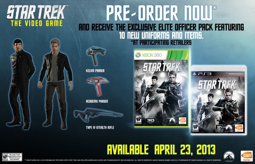 Star Trek The Video game release date and pre order information released