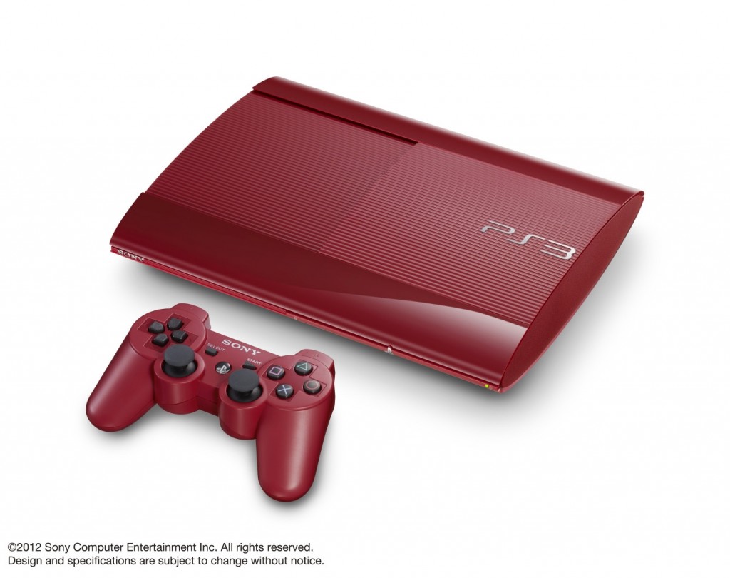 Sony unveils new red and blue coloured PS3