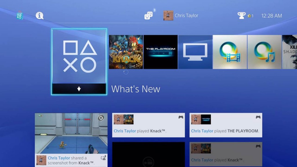 PlayStation 4 User Interface In Depth Walkthrough And Screenshots