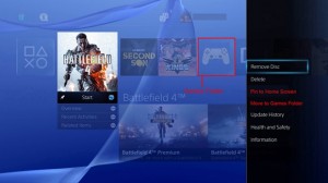 PS4 UI Mock-up Screens Showcase Library, Games Folder and Necessary ...