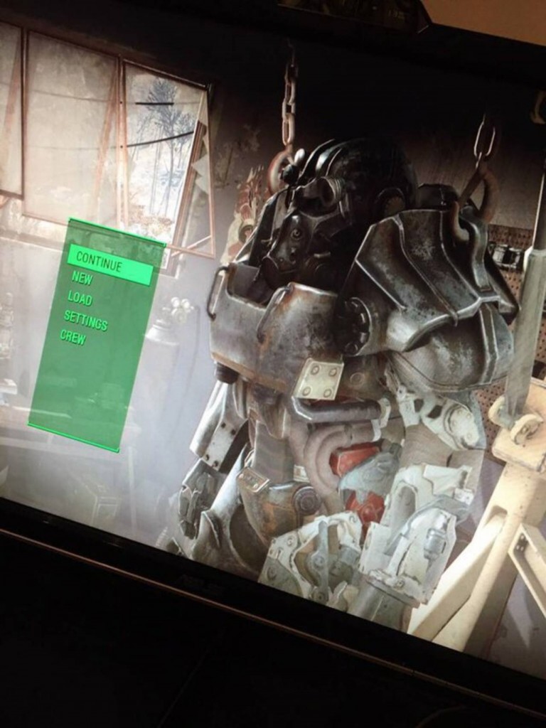Fallout 4 Menu Screen Leaked Online