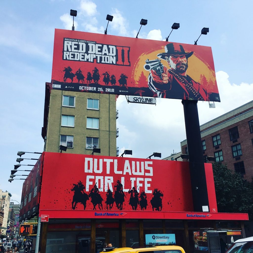 Red Dead Redemption 2 Is Now Being Advertised With Huge Billboards