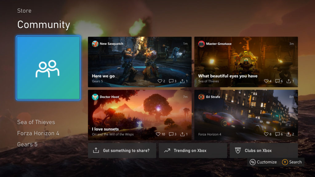 Xbox Series X and Xbox One’s New UI Receives More Details