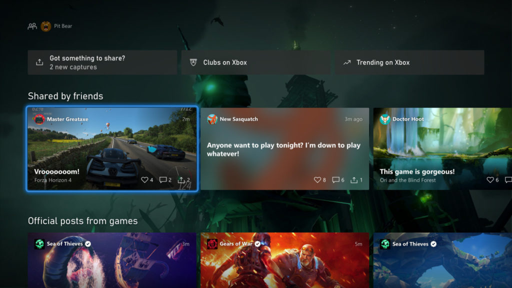 Xbox Series X and Xbox One’s New UI Receives More Details