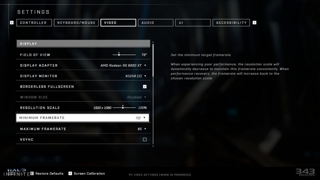 Halo Infinite PC Graphics Options Revealed, FOV Settings Confirmed for ...