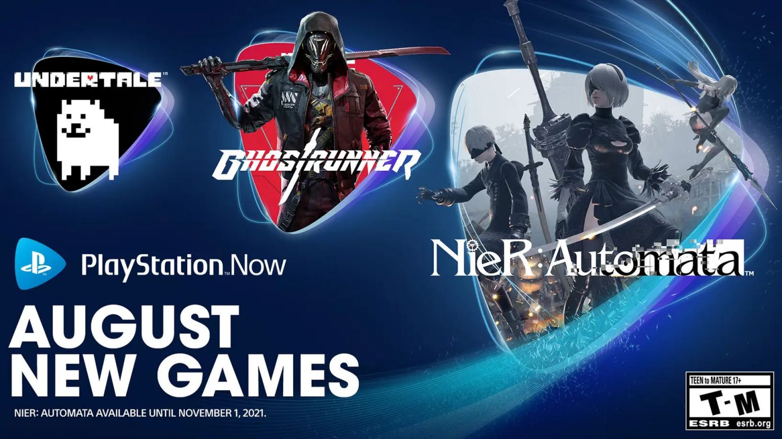 NieR: Automata, Ghostrunner, and Undertale Join PlayStation Now Tomorrow