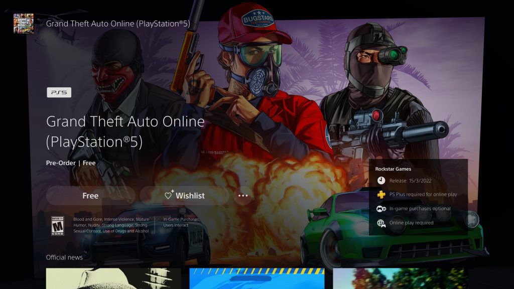 Grand Theft Auto 5, GTA Online Pricing for Xbox Series X/S and PS5 Revealed