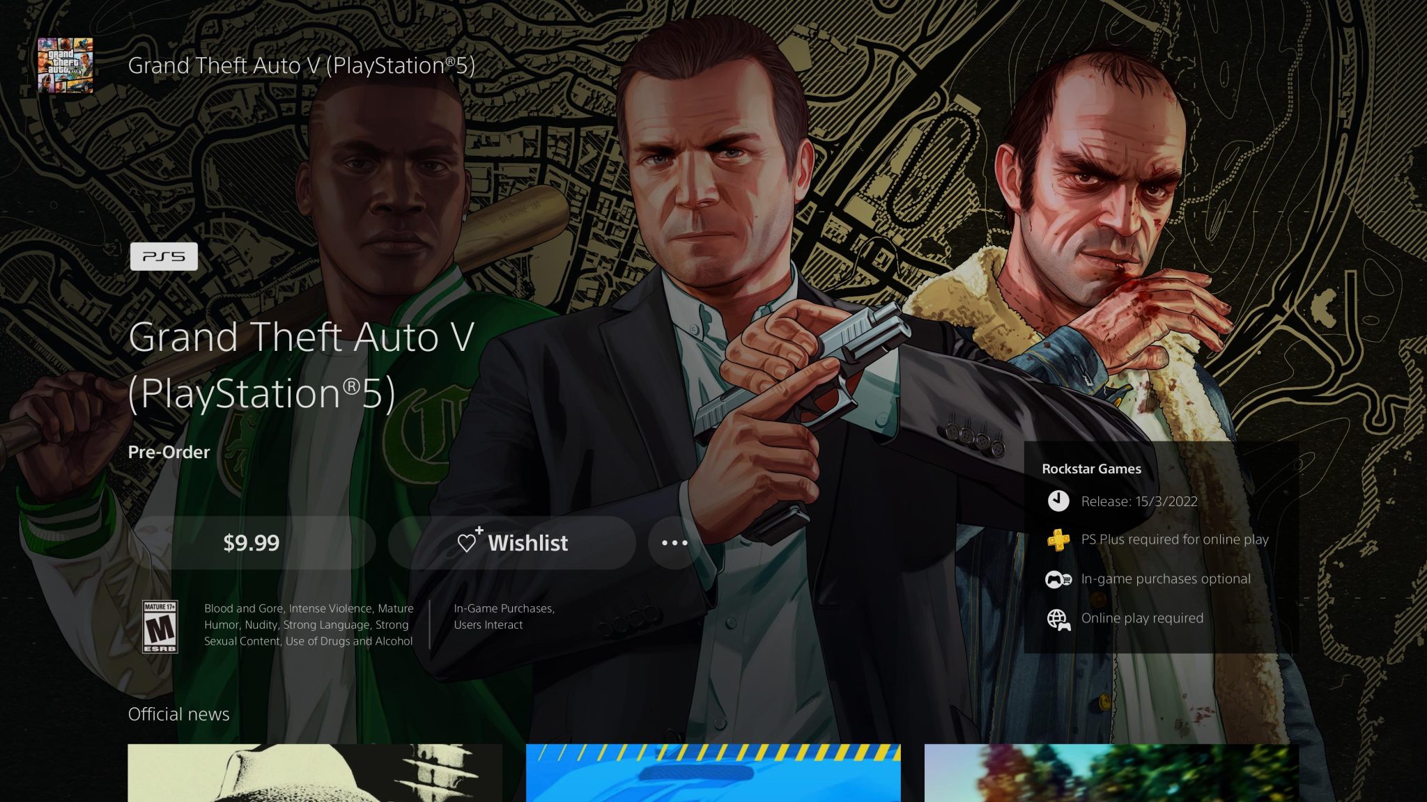 Grand Theft Auto 5, GTA Online Pricing for Xbox Series X/S and PS5 Revealed