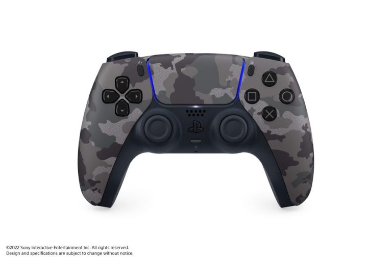 PS5 Gets Gray Camouflage Collection DualSense Controller, Pulse 3D ...