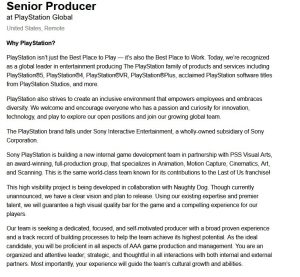 Sony is Creating a New Internal Development Team in Partnership With ...