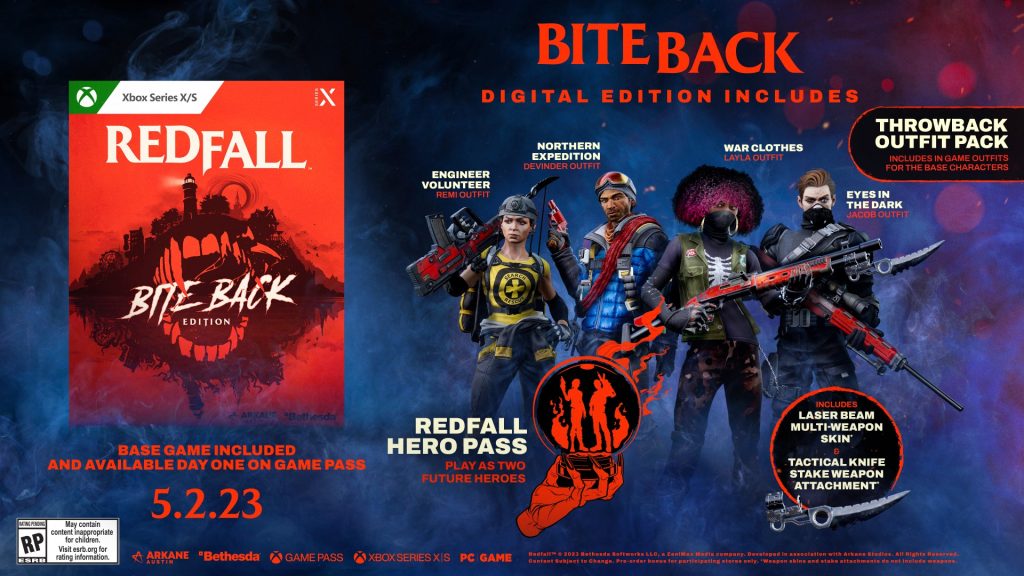 Redfall – Bite Back Edition and Pre-Order Bonuses Revealed
