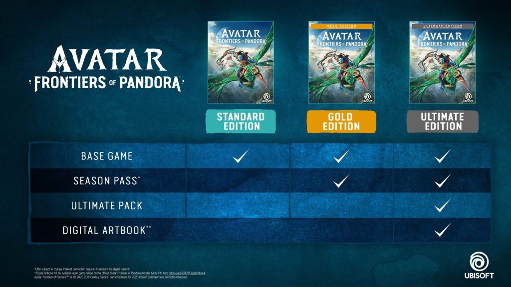 Avatar: Frontiers of Pandora – Standard, Gold, and Ultimate Editions Detailed; Season Pass Confirmed