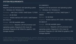 Borderlands 4 PC Requirements Include 100 GB Installation Space, RTX ...