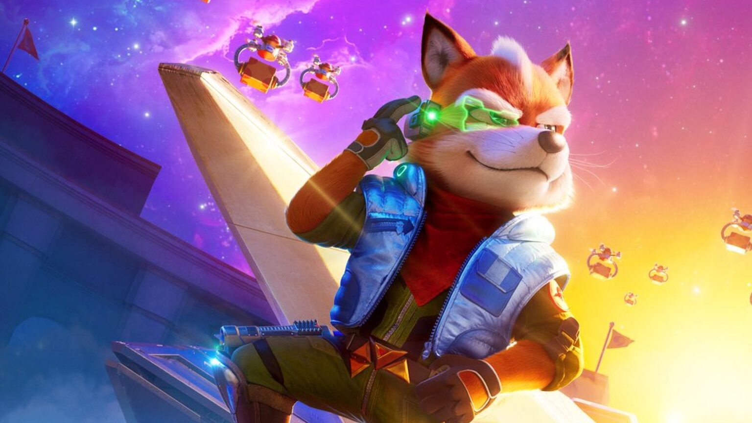 The Super Mario Galaxy Movie Features Star Fox’s Fox McCloud, Arwing ...